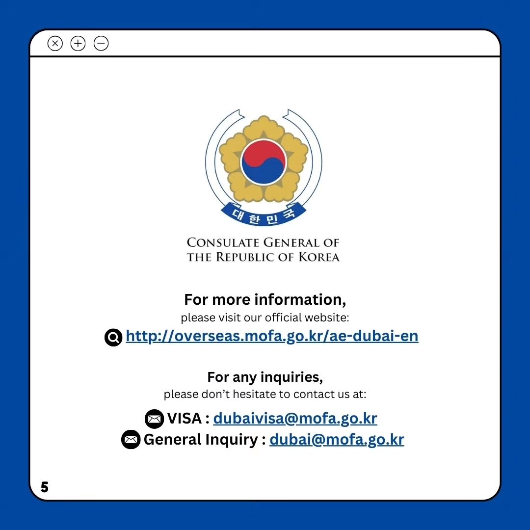 VISA ISSUANCE PROCEDURE | Consulate General of the Republic of Korea in ...